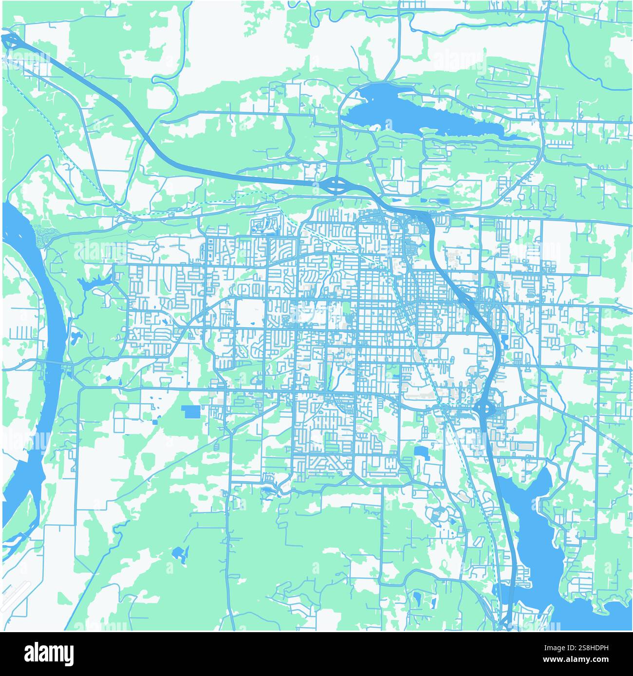 Map of conway Stock Vector Images - Alamy