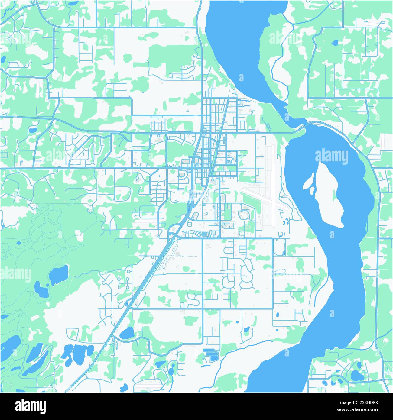 Palmer map Stock Vector Images - Alamy