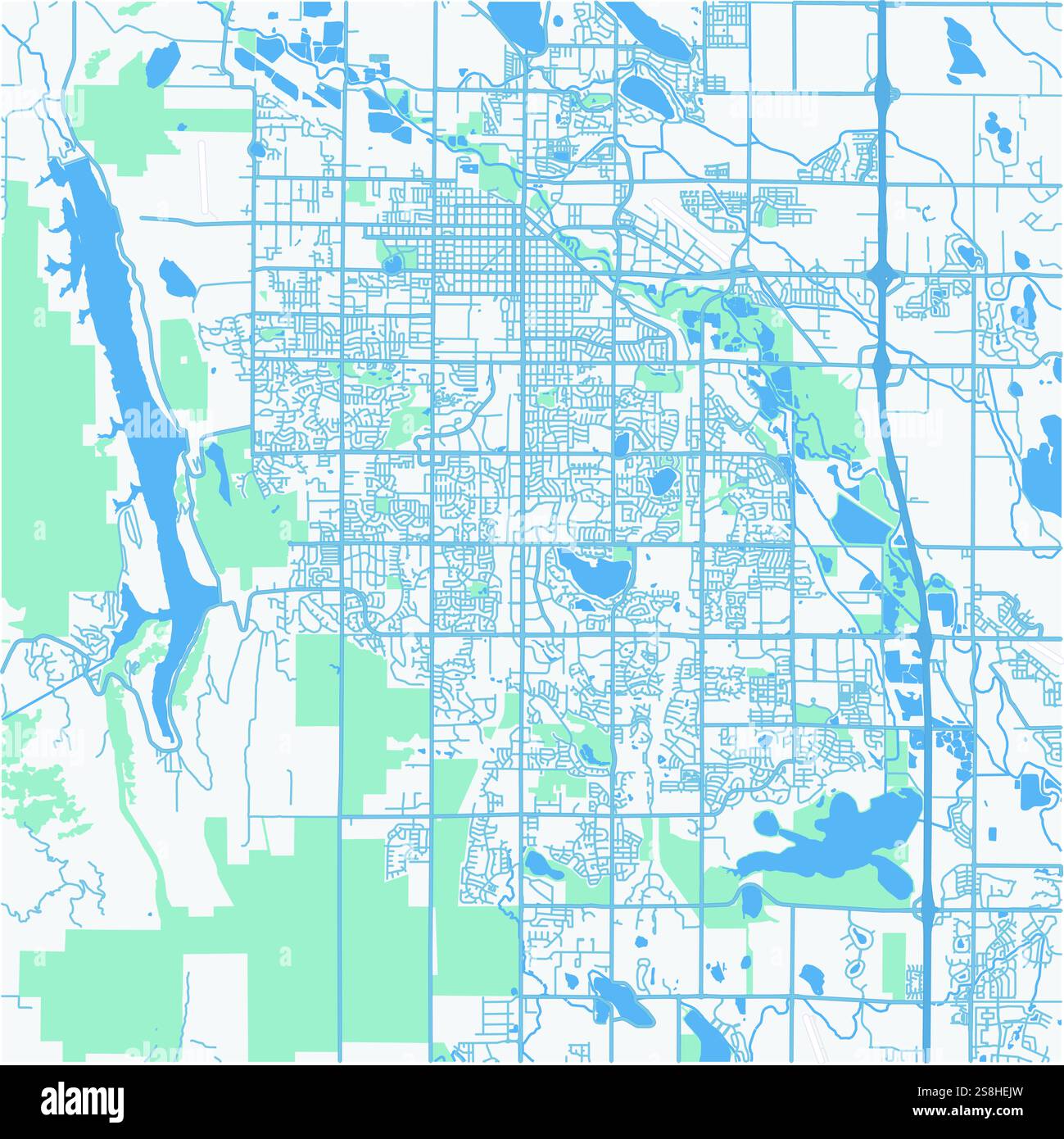 Fort collins map Stock Vector Images - Alamy