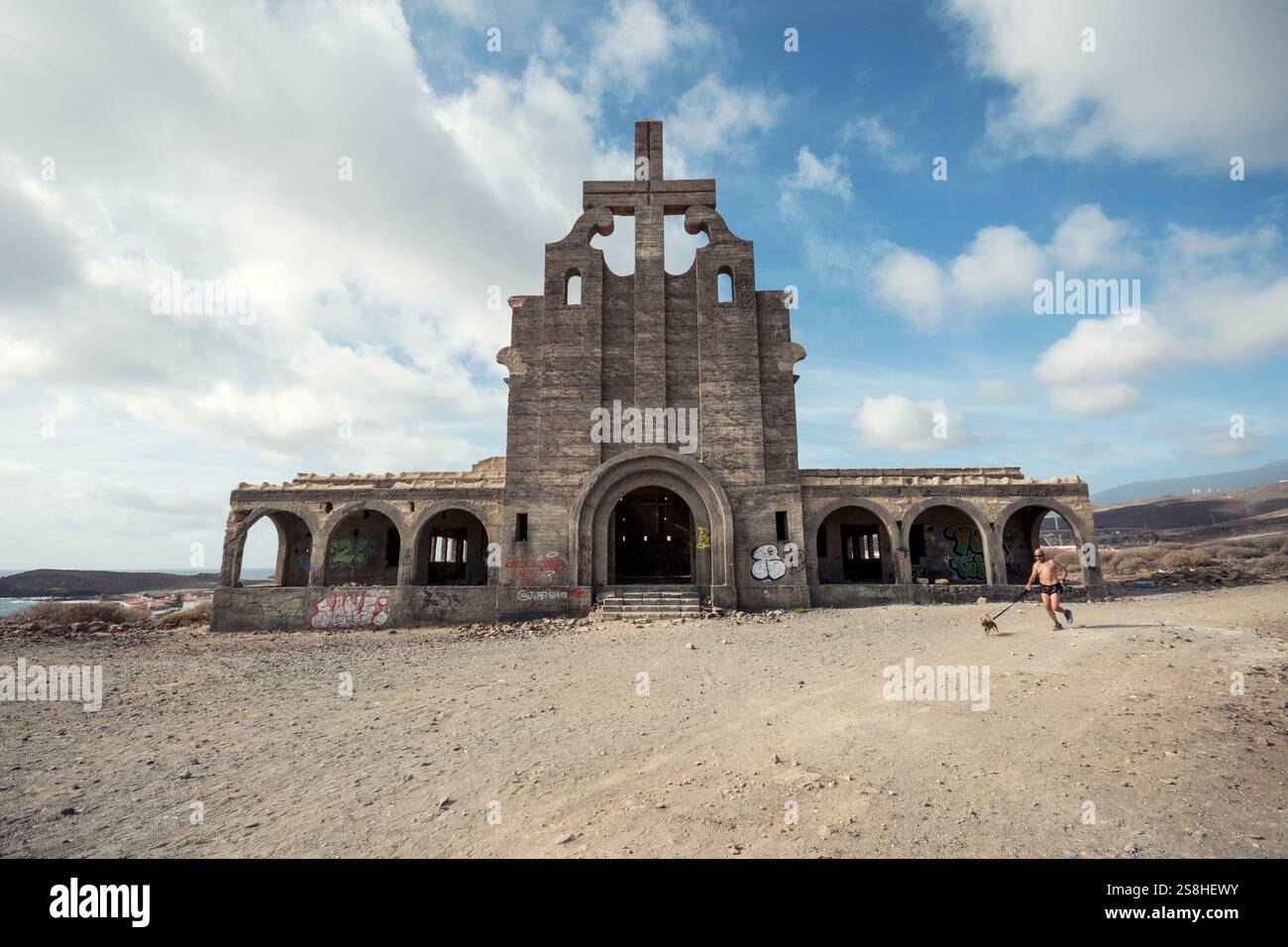 The abandoned ruins of the old leper colony in Abades Tenerife,Spain 08 ...