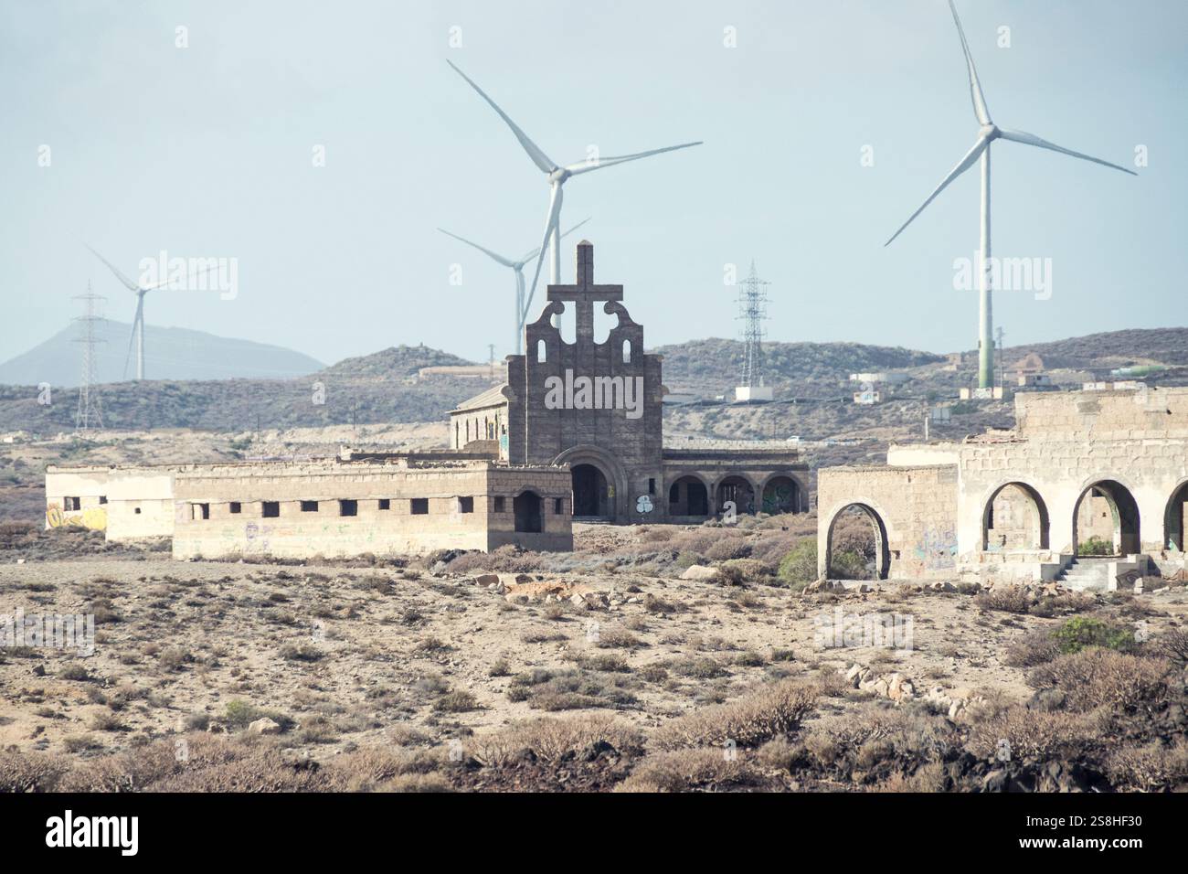 The abandoned ruins of the old leper colony in Abades Tenerife,Spain 08 ...