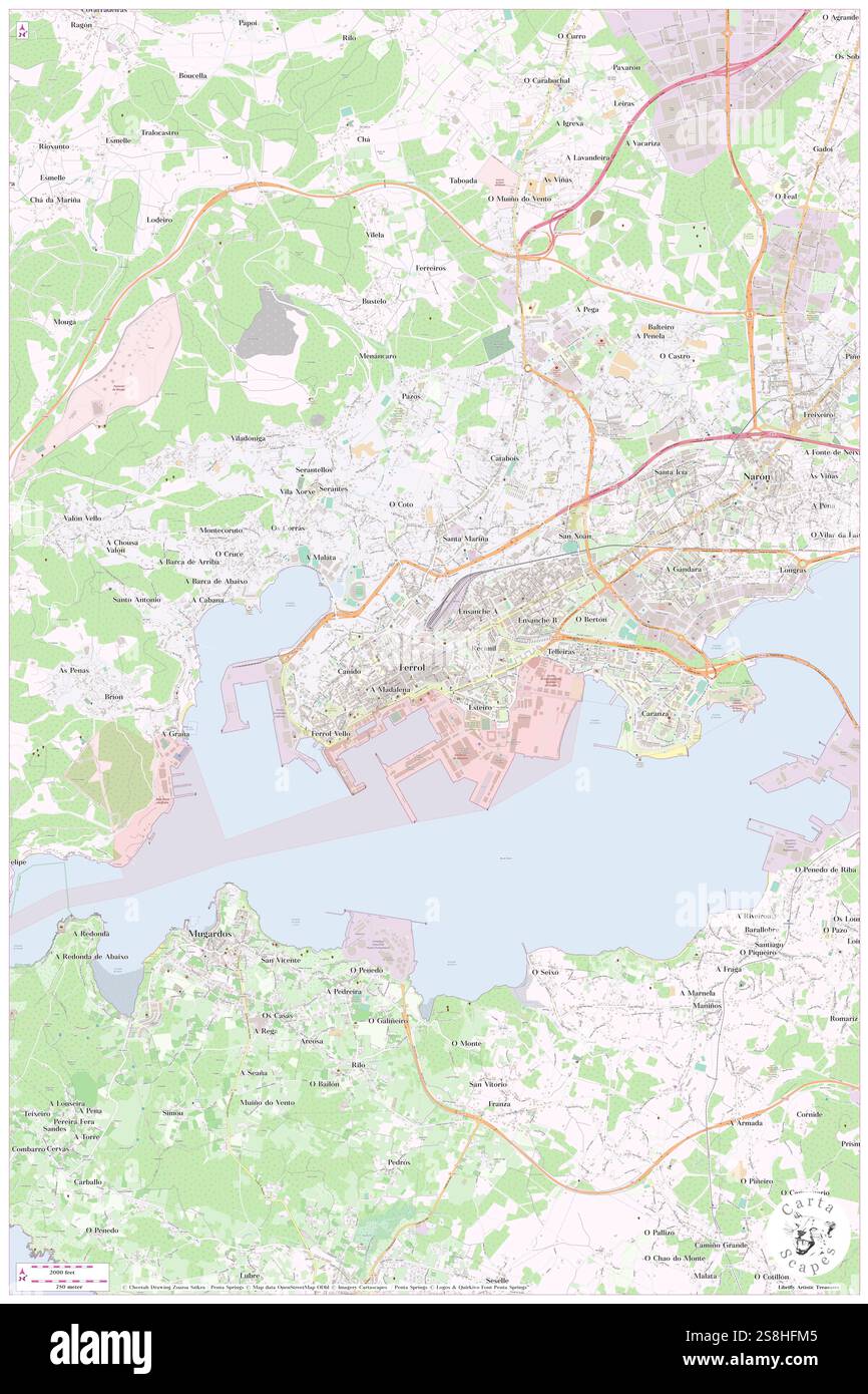 Hesperia Ferrol, Provincia da Coruña, ES, Spain, Galicia, N 43 29' 9 ...