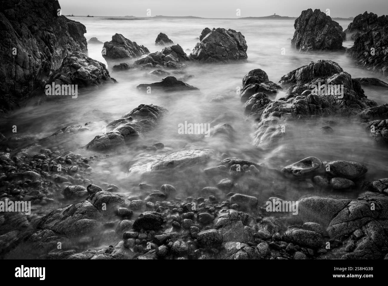 Long exposure Black and White Stock Photos & Images - Alamy