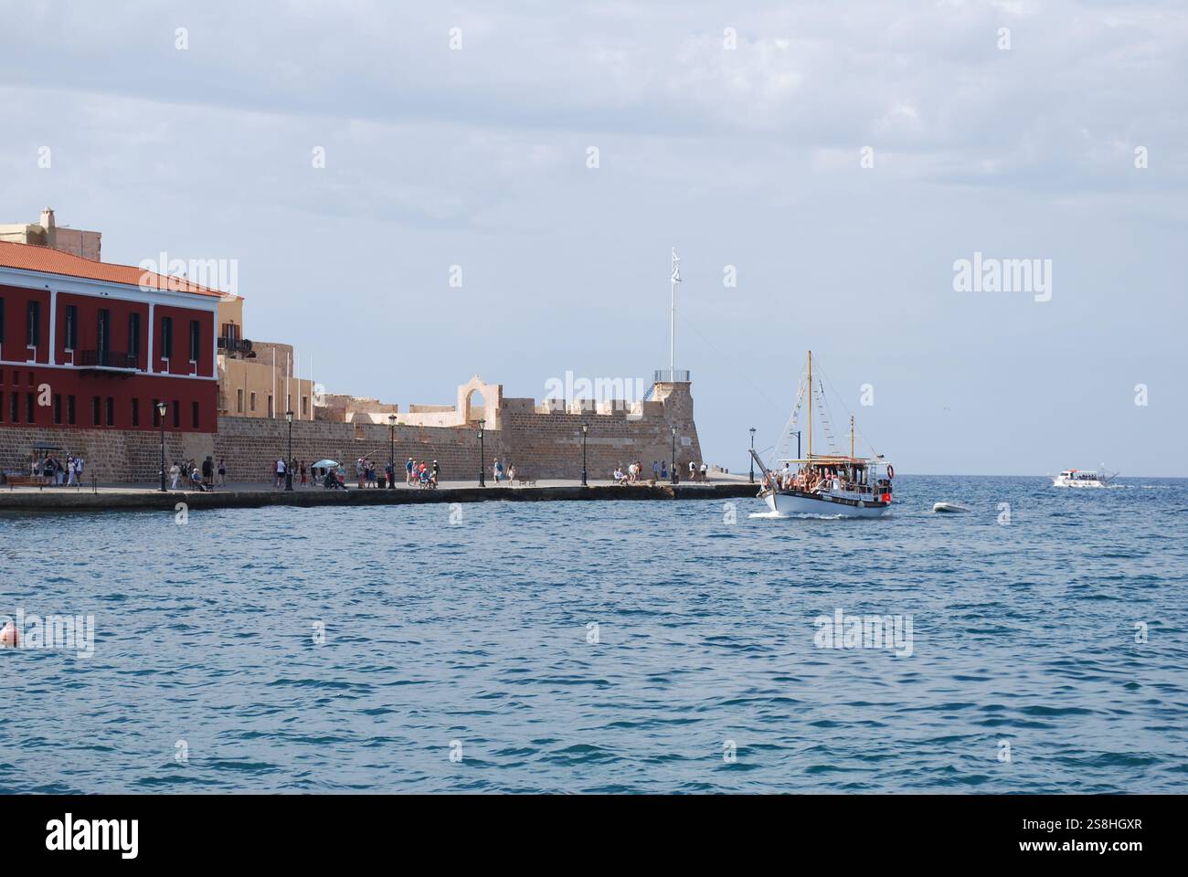 Rethymnon Seafront, Crete Greece Stock Photo - Alamy