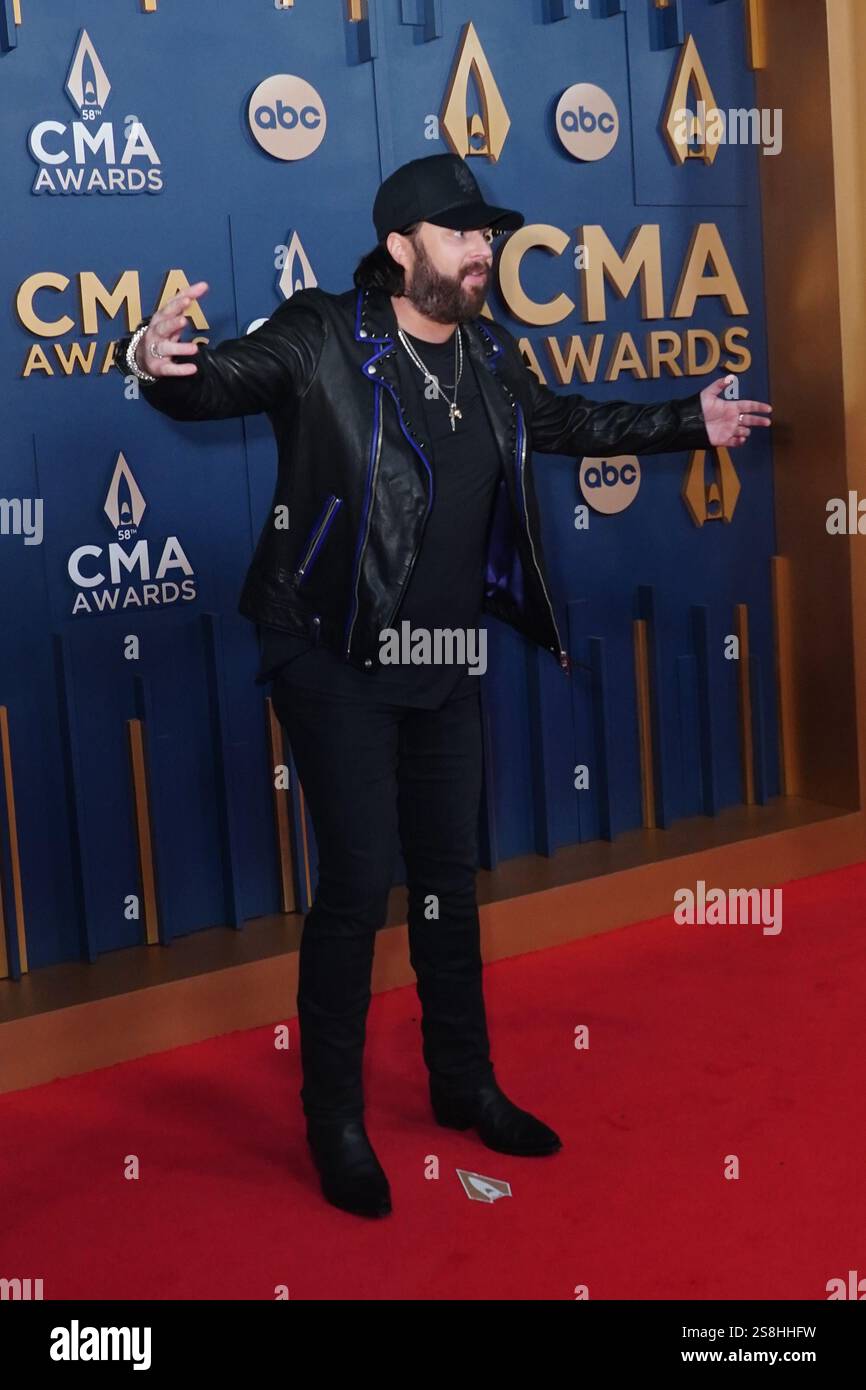 20 November 2024 - Nashville, Tennessee - Nate Smith. 58th Annual CMA ...