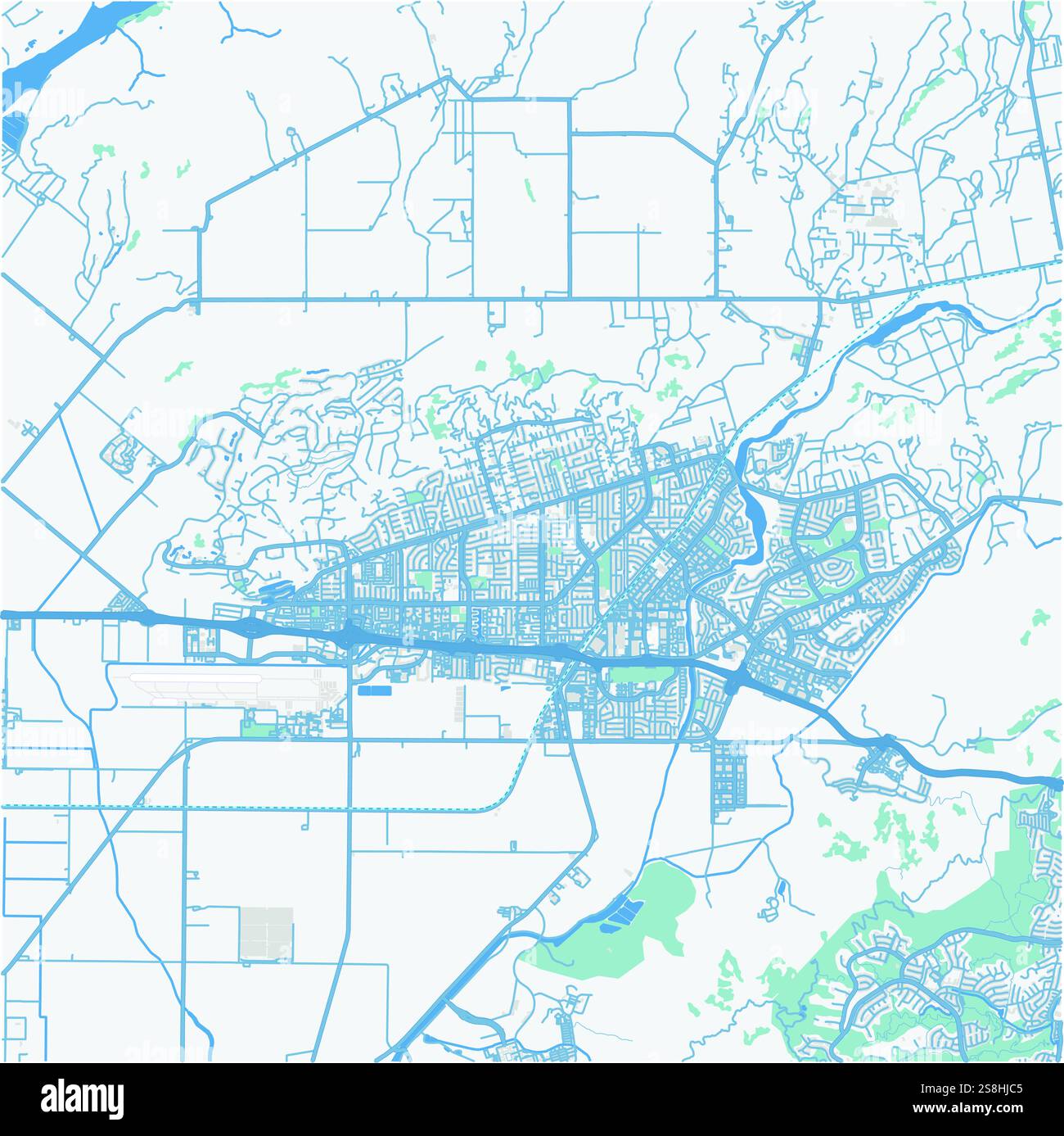 Camarillo map hi-res stock photography and images - Alamy