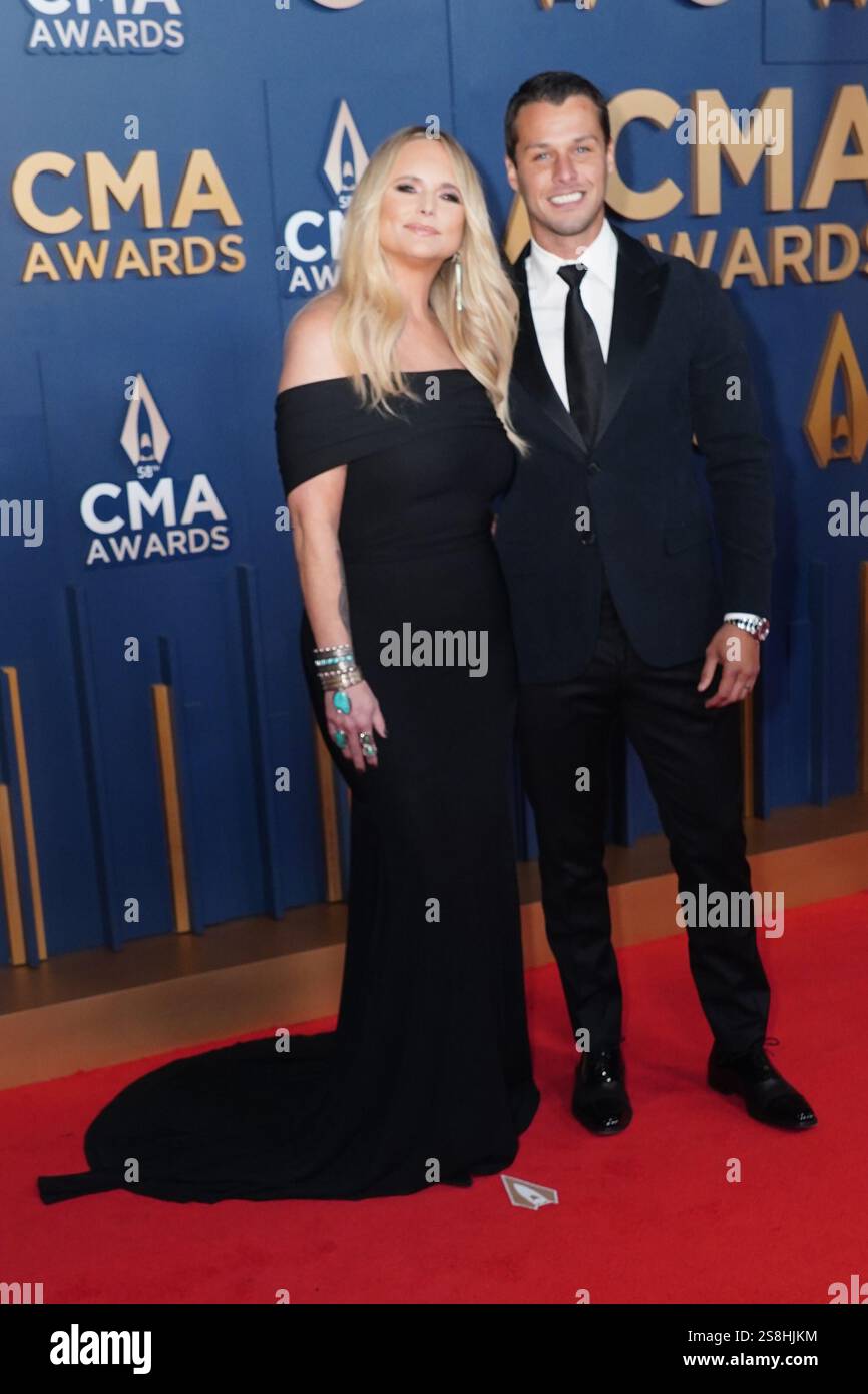 Nashville, Tennessee, USA. 20th Nov, 2024. Miranda Lambert, Brendan ...