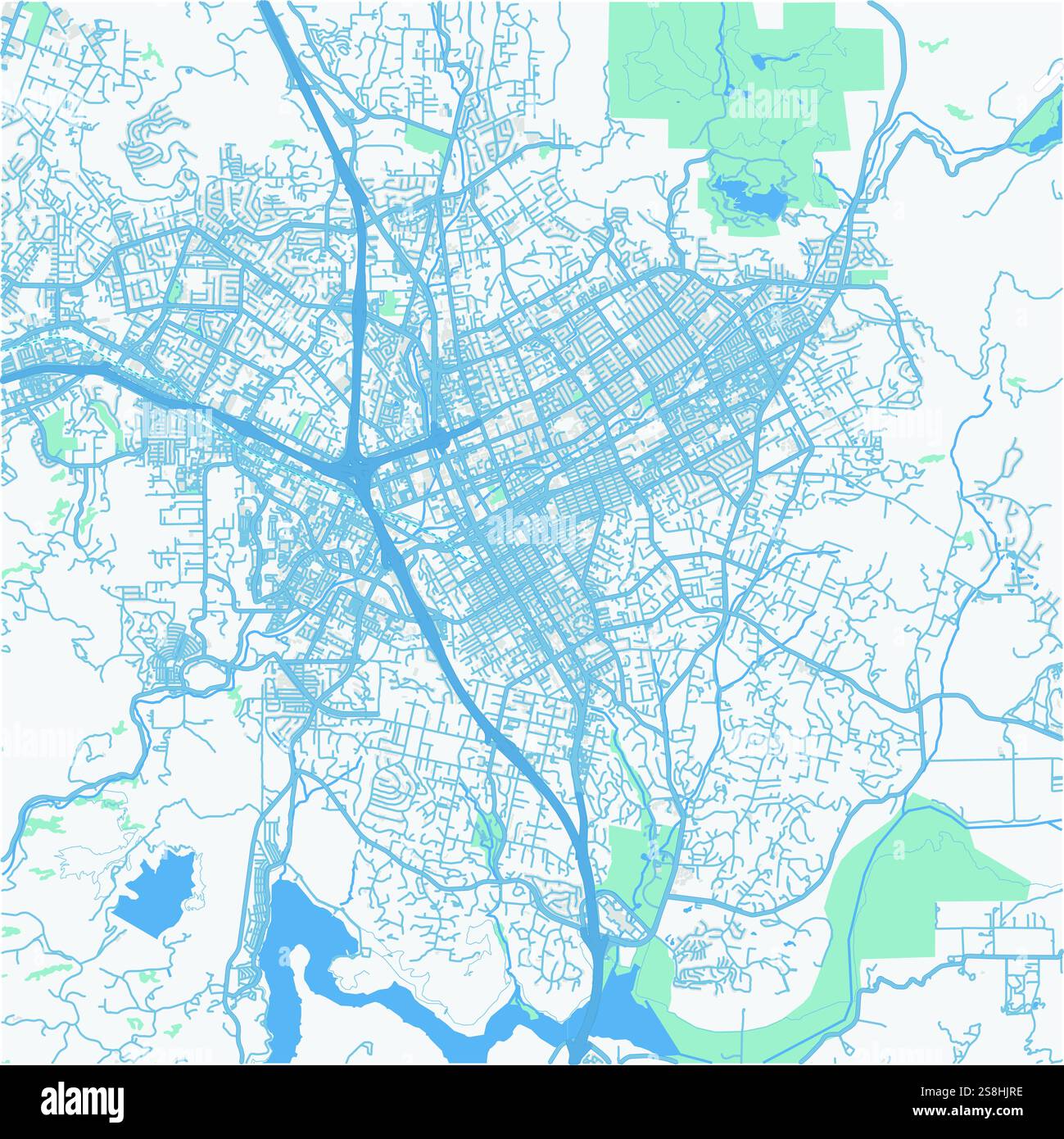 Map of escondido Stock Vector Images - Alamy