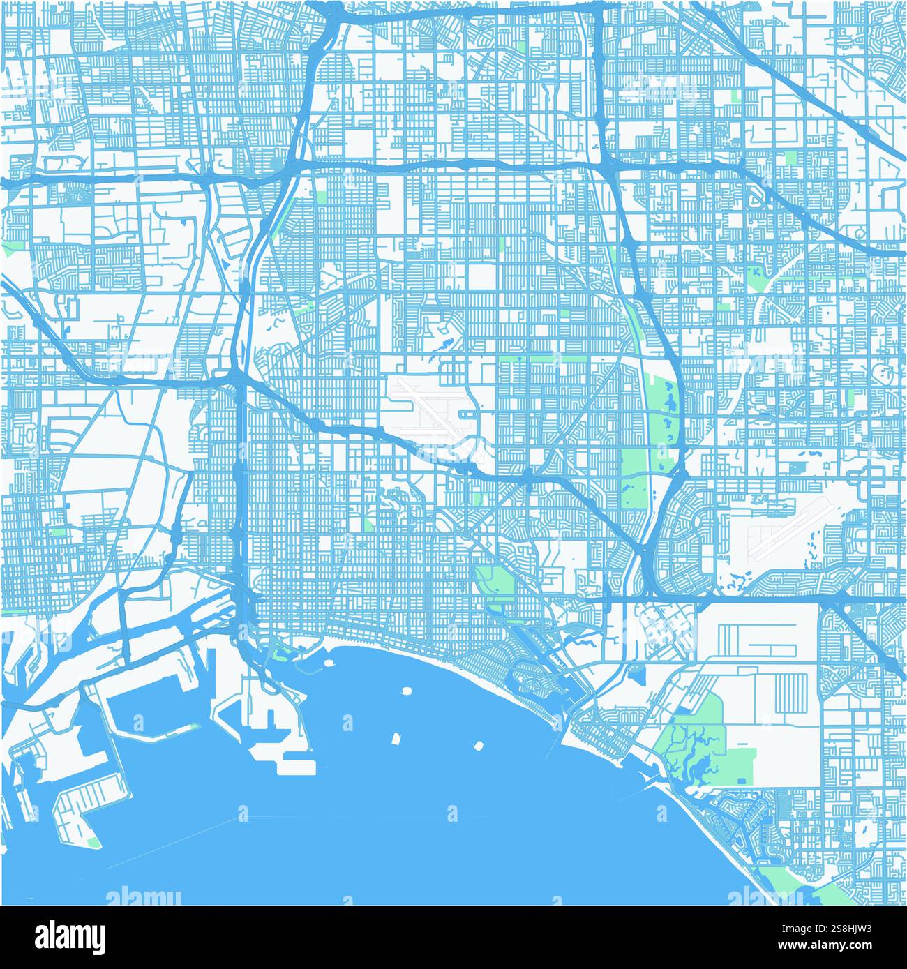 Downtown long beach Stock Vector Images - Alamy