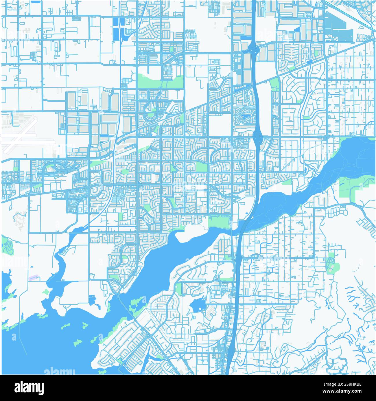 Eastvale map hi-res stock photography and images - Alamy
