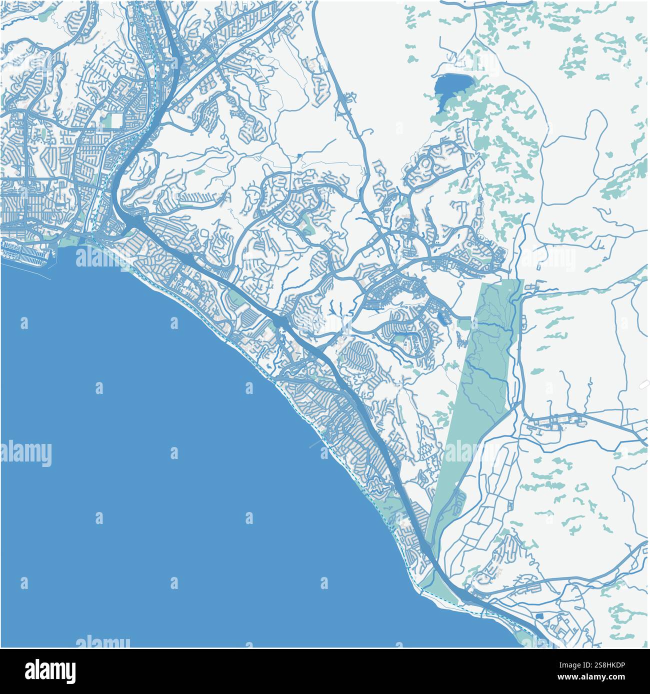 Map of san clemente Stock Vector Images - Alamy