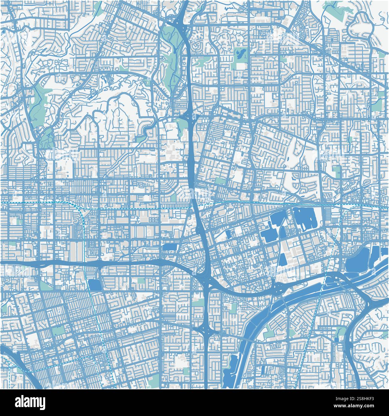 Map of placentia Stock Vector Images - Alamy
