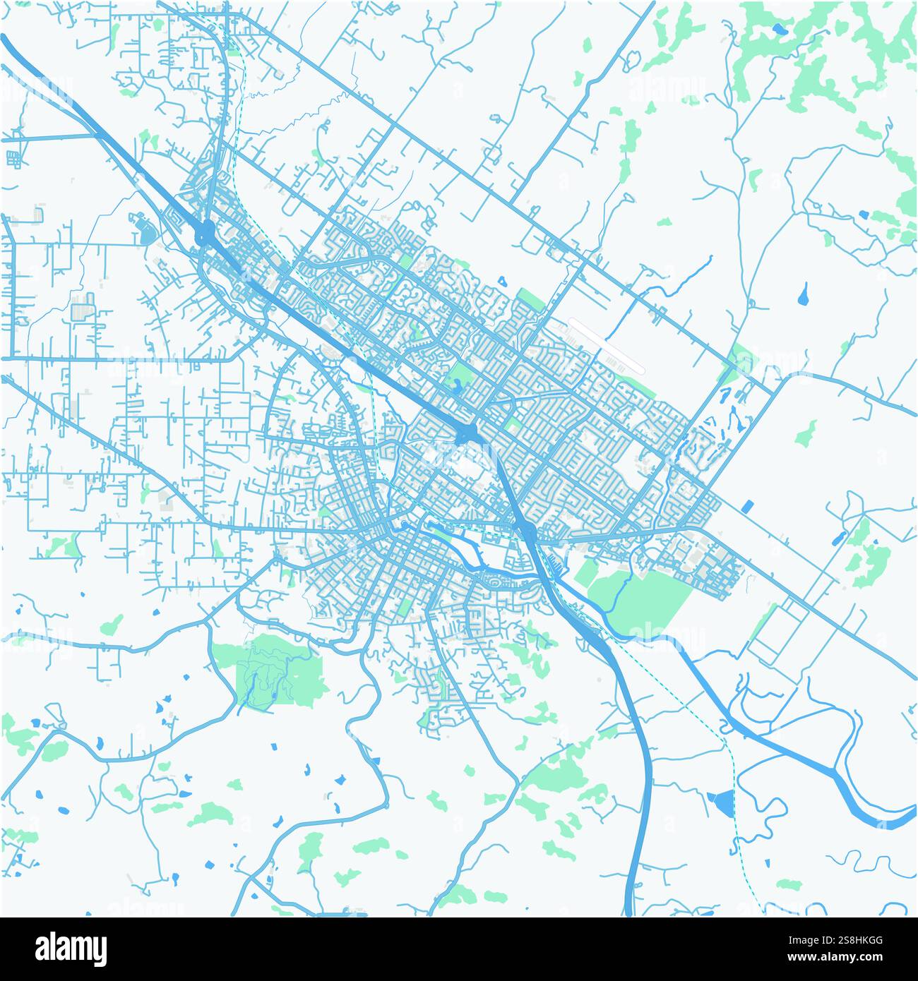 Map of petaluma Stock Vector Images - Alamy