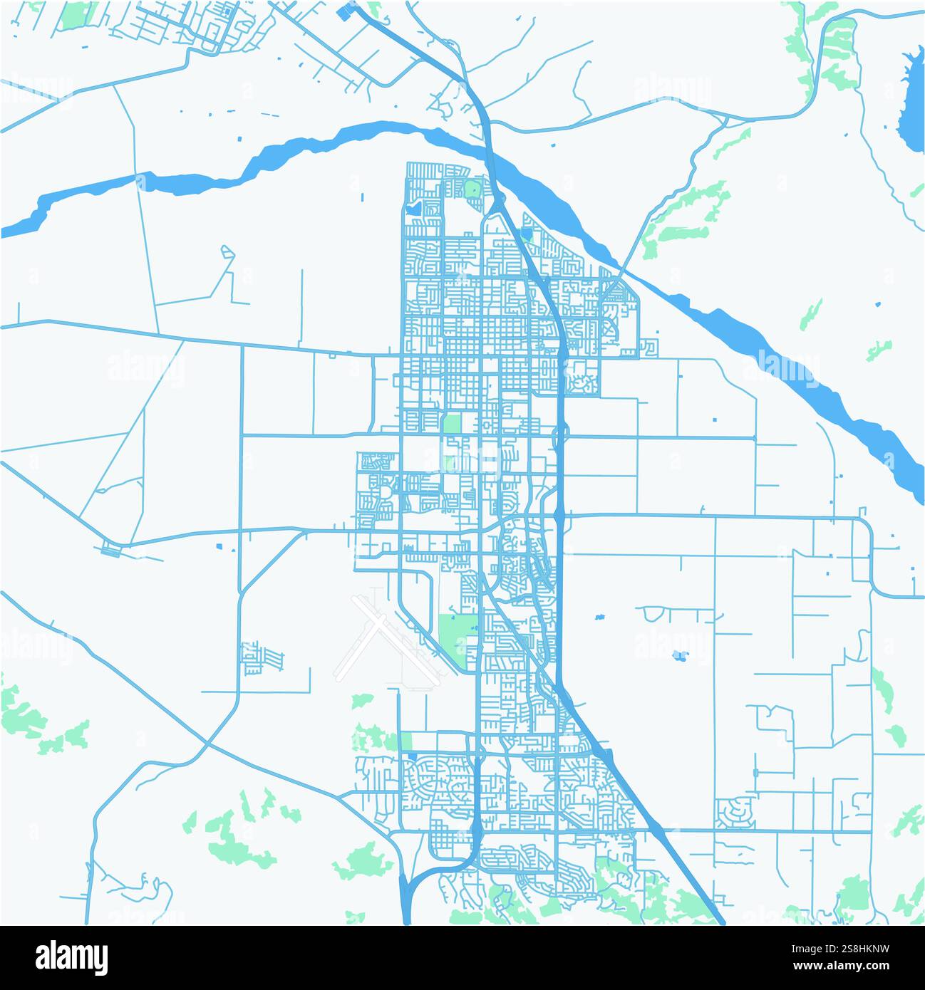 Map of santa maria california hi-res stock photography and images - Alamy