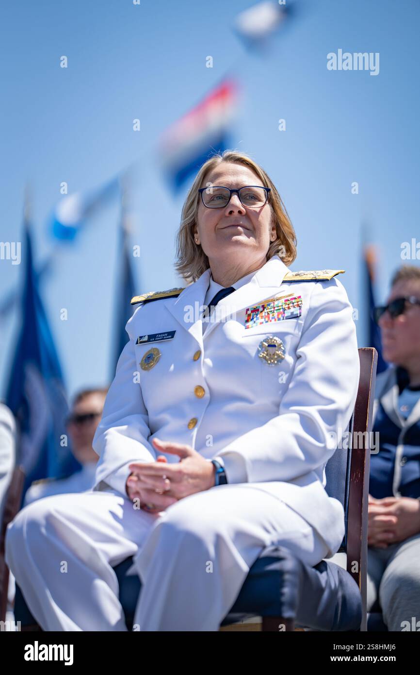 New London, United States. 17 May, 2023. U.S Coast Guard Commandant ...