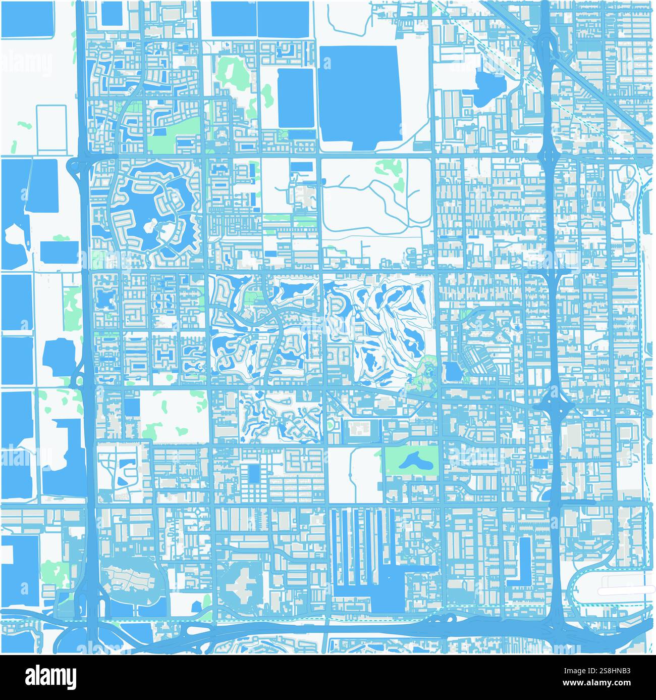 Map of doral hi-res stock photography and images - Alamy