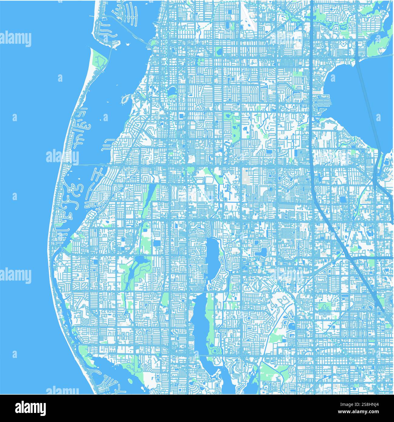 Map of largo Stock Vector Images - Alamy