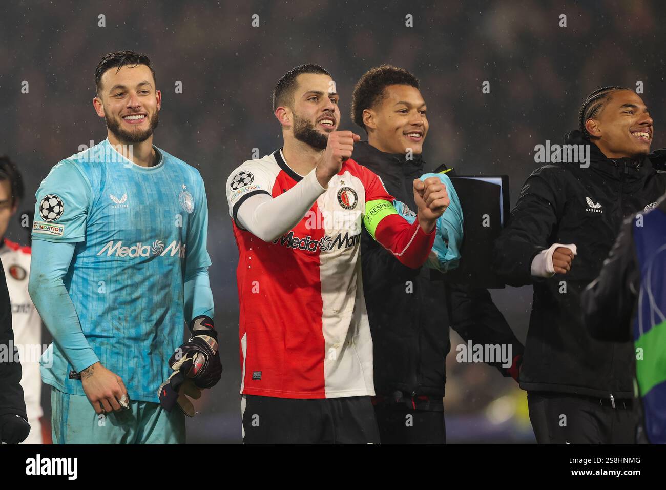 Rotterdam, Netherlands. 22nd Jan, 2025. ROTTERDAM, NETHERLANDS - JANUARY 22: Justin Bijlow of ...