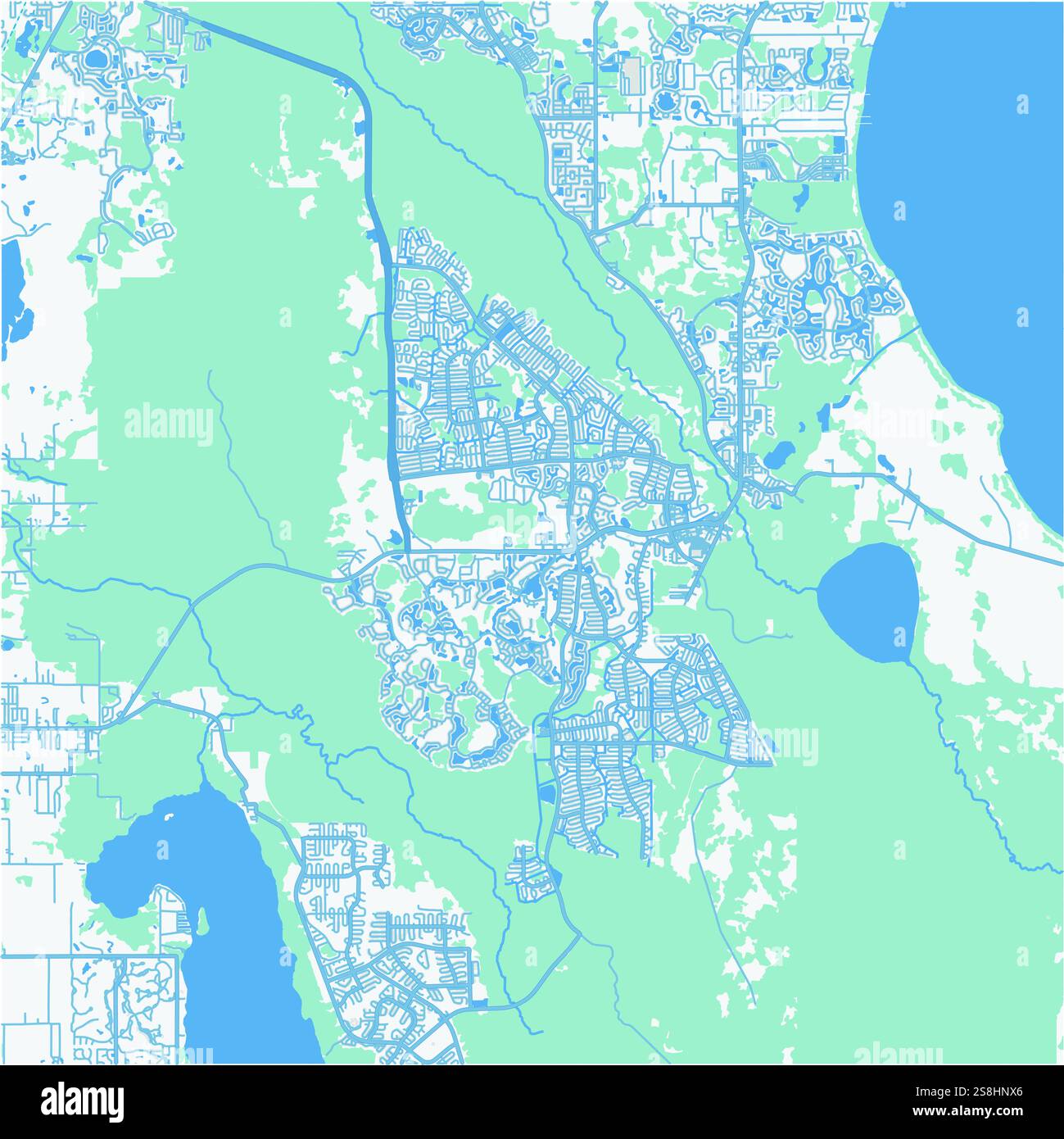 Poinciana map hi-res stock photography and images - Alamy