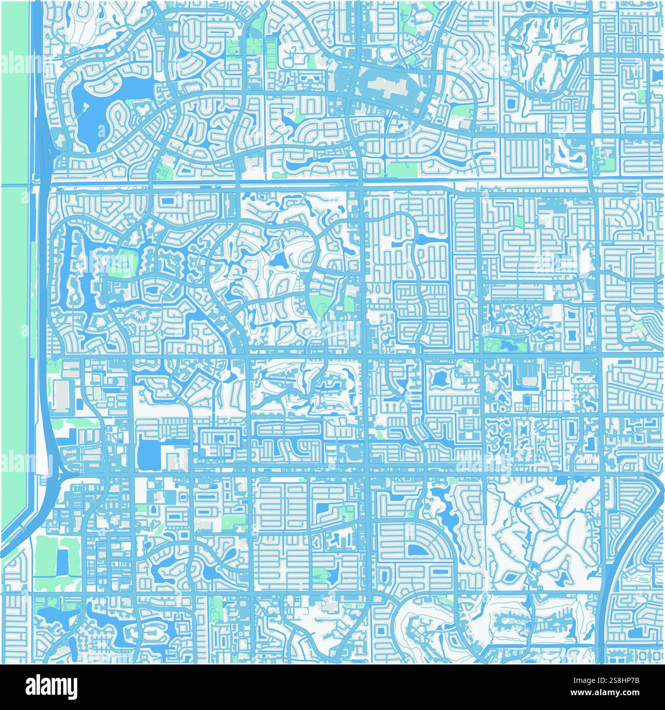 Map of tamarac Stock Vector Images - Alamy