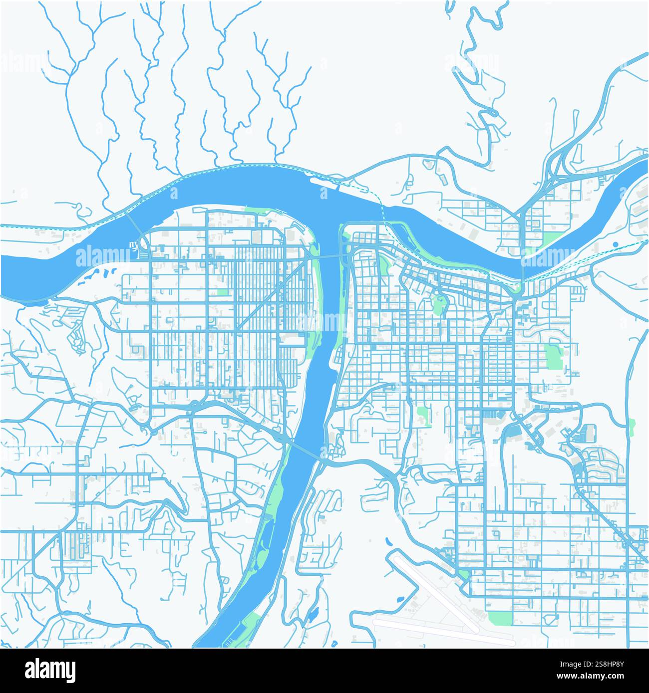 Map of lewiston Stock Vector Images - Alamy