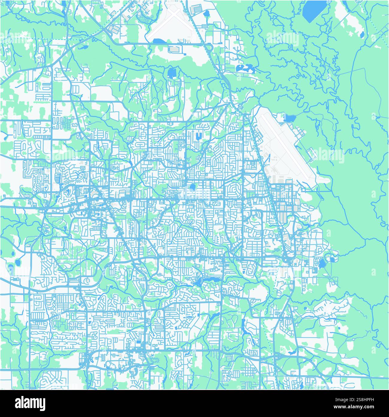 Map of warner robins Stock Vector Images - Alamy