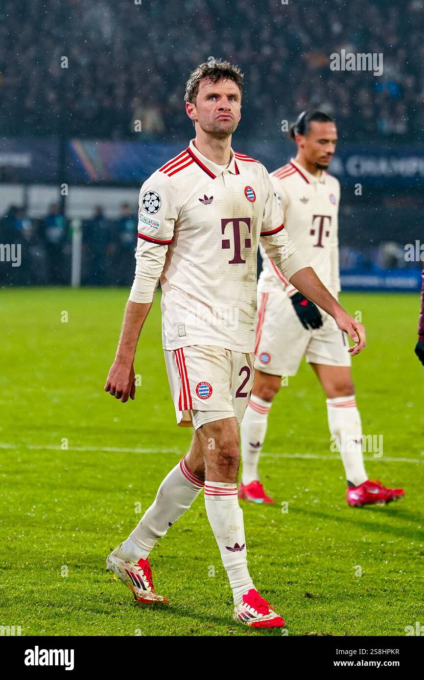 Rotterdam, Netherlands. 22nd Jan, 2025. ROTTERDAM, NETHERLANDS - JANUARY 22: Thomas Muller of ...