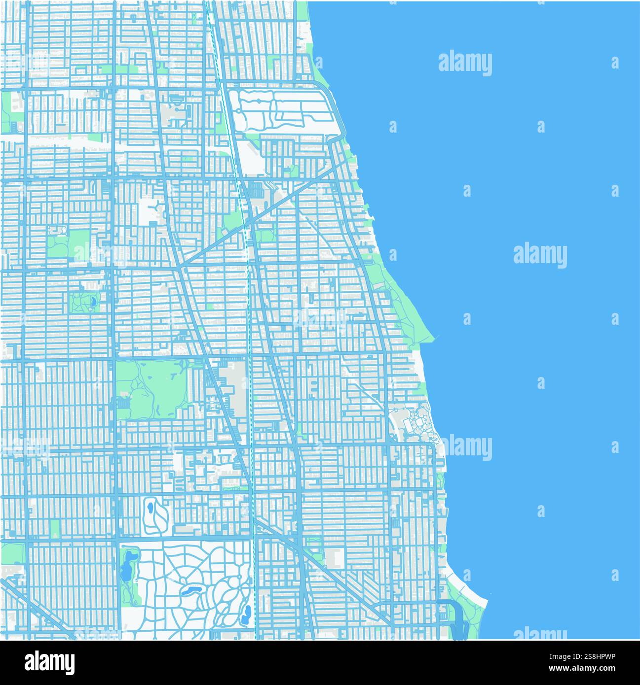 Map of rogers park hi-res stock photography and images - Alamy