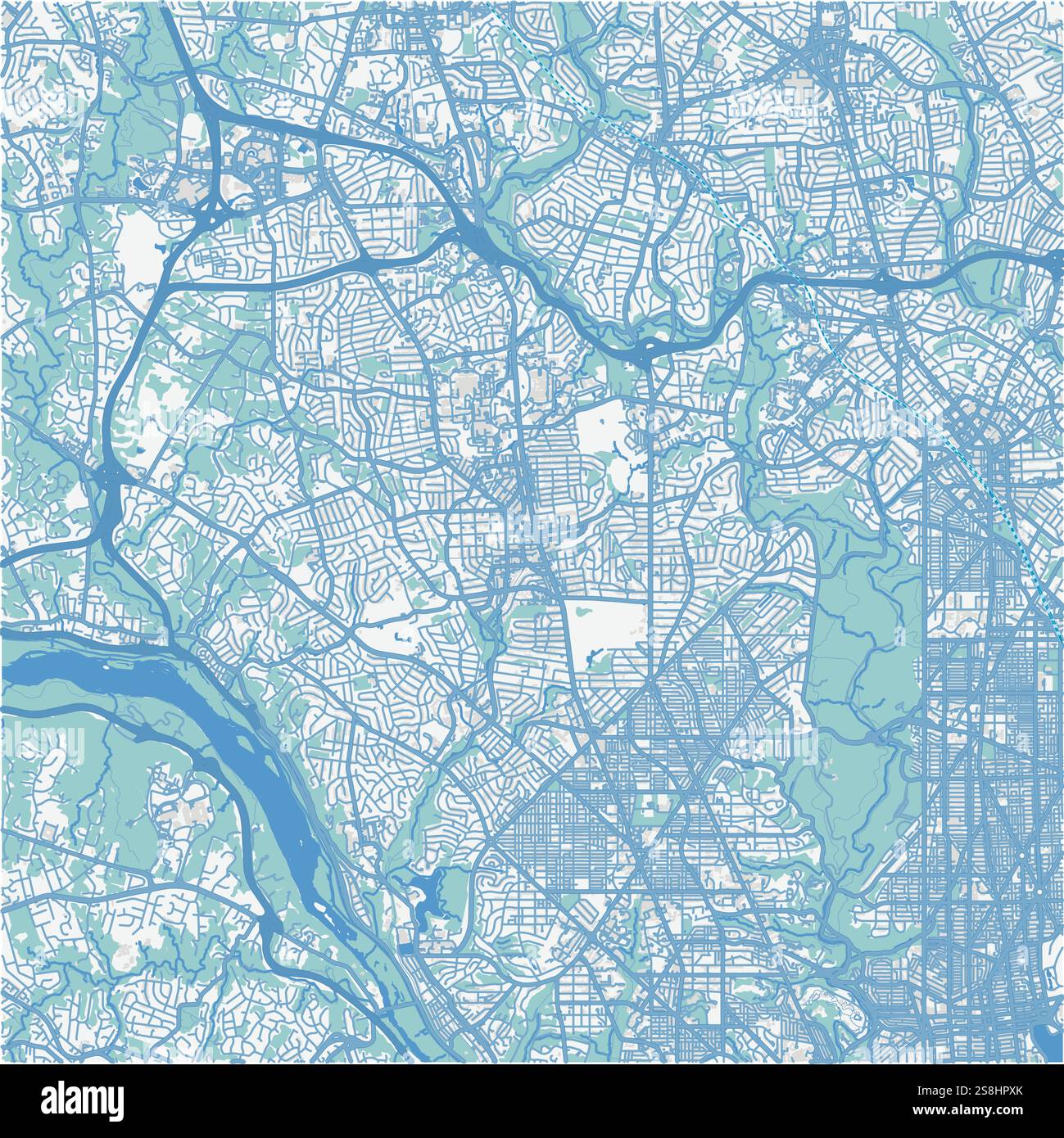 Map of bethesda Stock Vector Images - Alamy