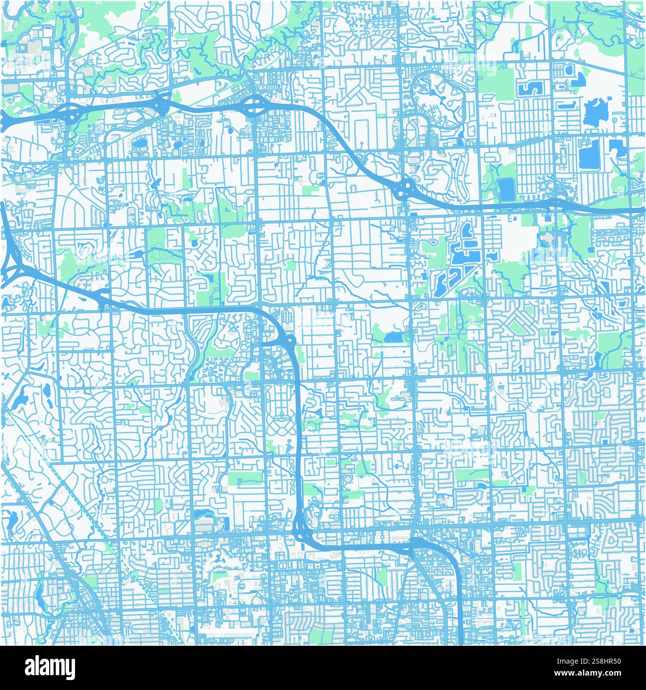 Map of troy hi-res stock photography and images - Alamy