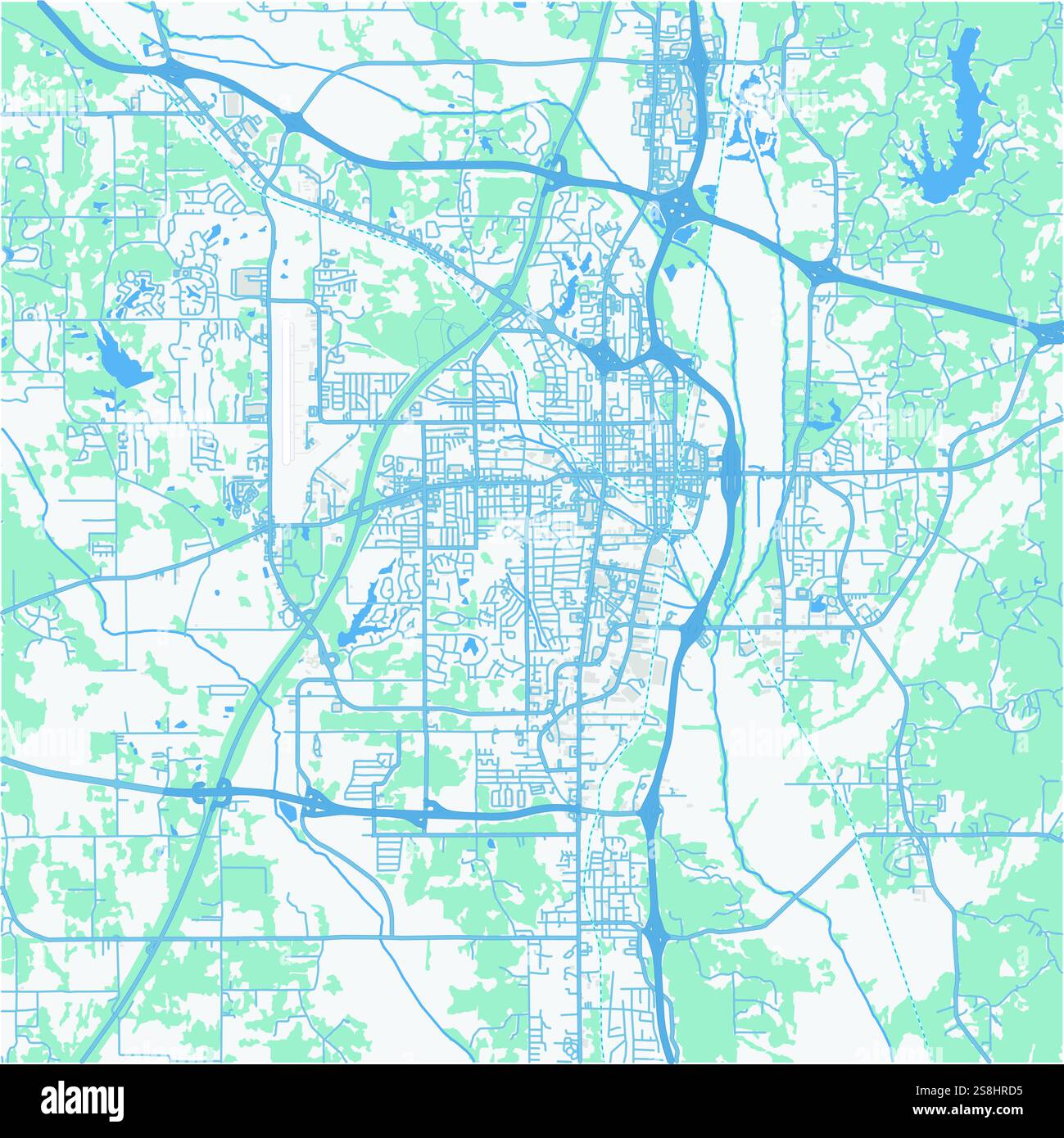 Tupelo map Stock Vector Images - Alamy