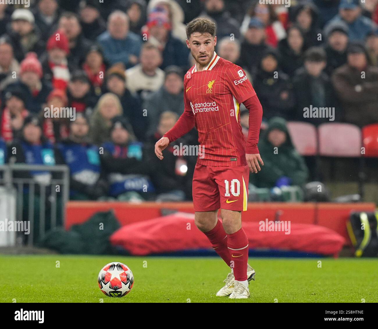 Anfield, Liverpool, Merseyside, UK. 21st Jan, 2025. Champions League ...