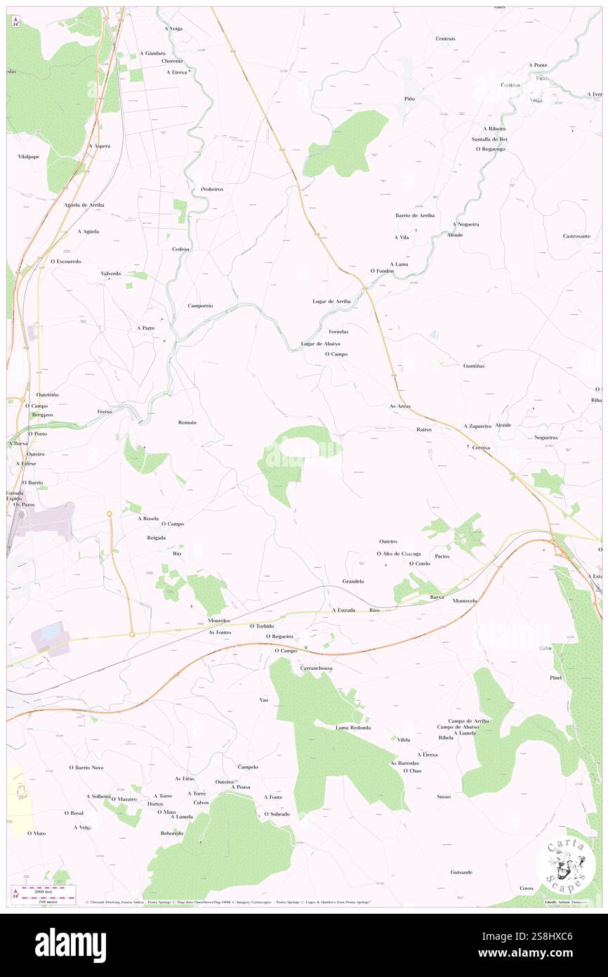 Serra de Moncai, Provincia de Lugo, ES, Spain, Galicia, N 42 32' 59 ...