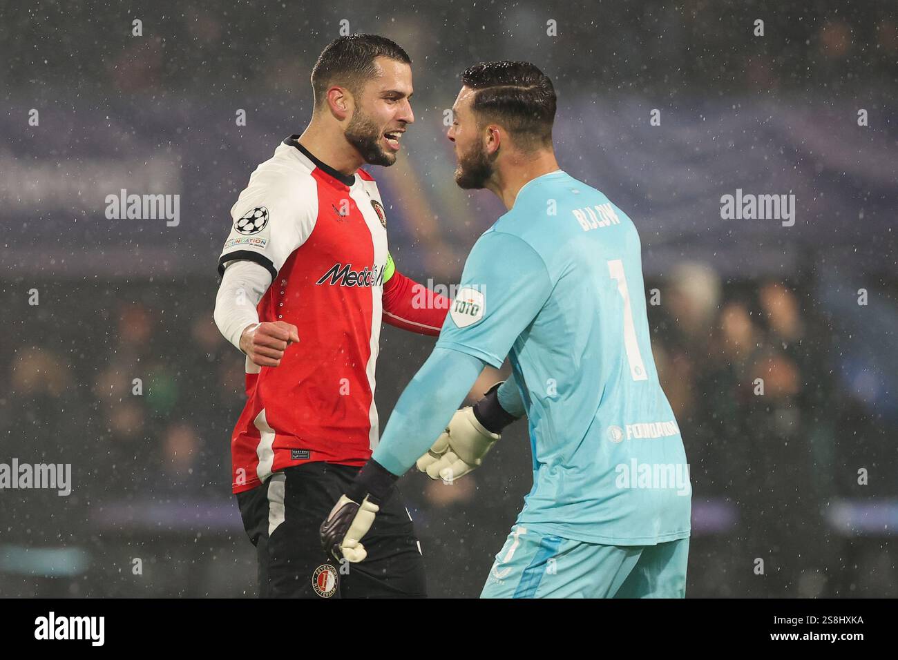 Rotterdam, Netherlands. 22nd Jan, 2025. ROTTERDAM, NETHERLANDS - JANUARY 22: David Hancko of ...