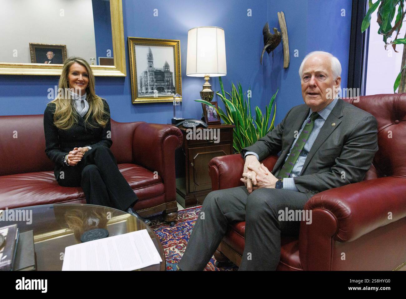 Washington, United States. 22nd Jan, 2025. Former Georgia Senator Kelly ...