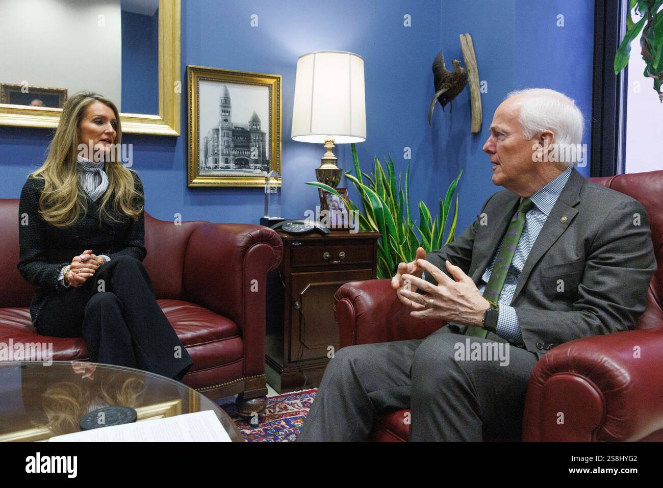 Former Georgia Senator Kelly Loeffler, President Donald Trump’s nominee ...