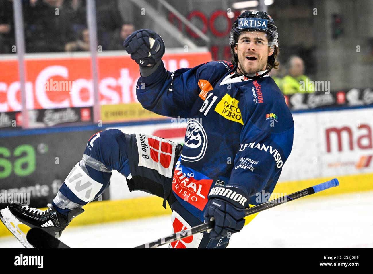 Ambri, Switzerland. 22nd Jan, 2025. 22/01/2025, Ambri, Gottardo Arena ...