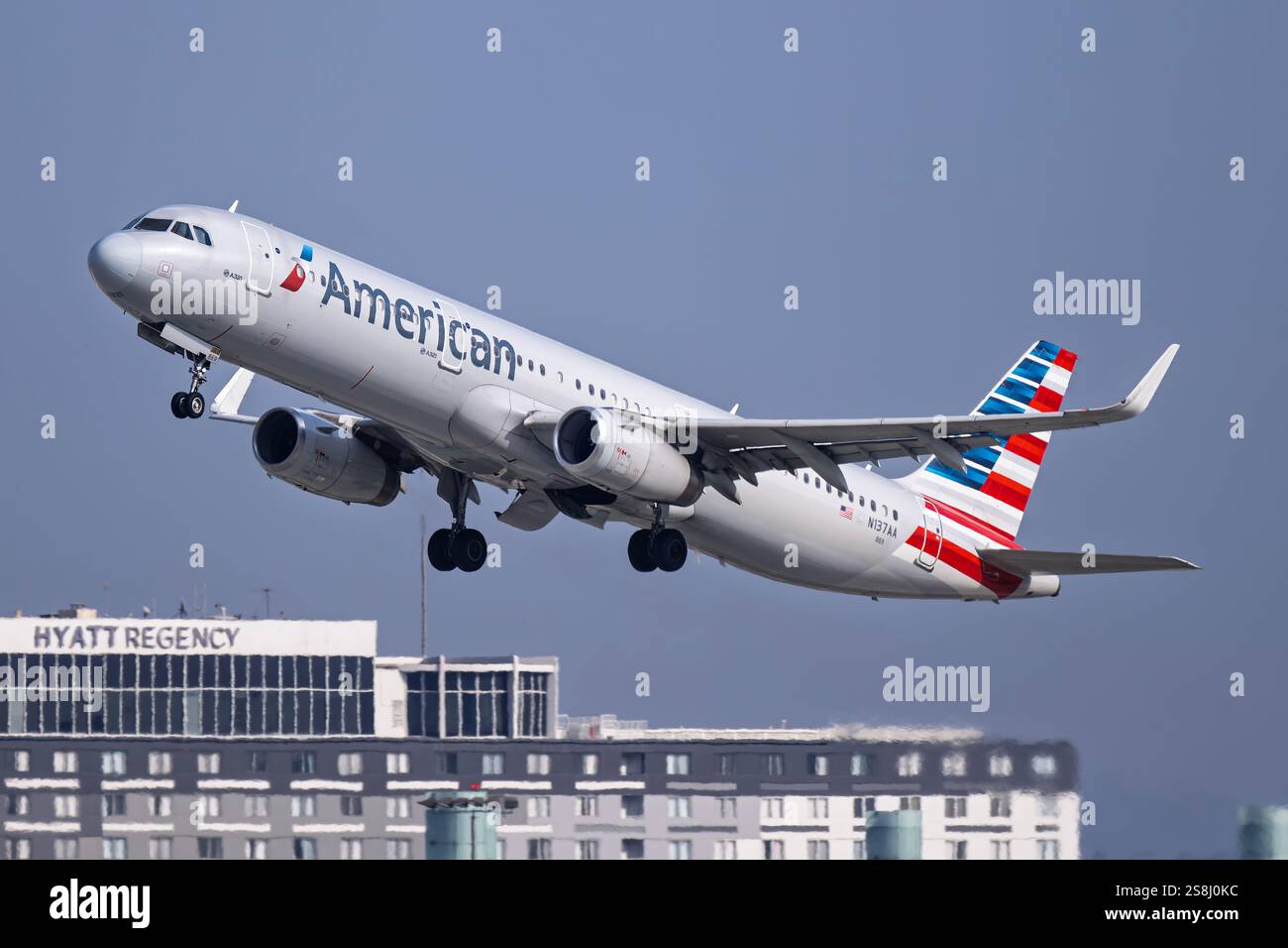 Los Angeles Intl. Airport 1-18-2025 Inglewood, CA USA American Airlines ...
