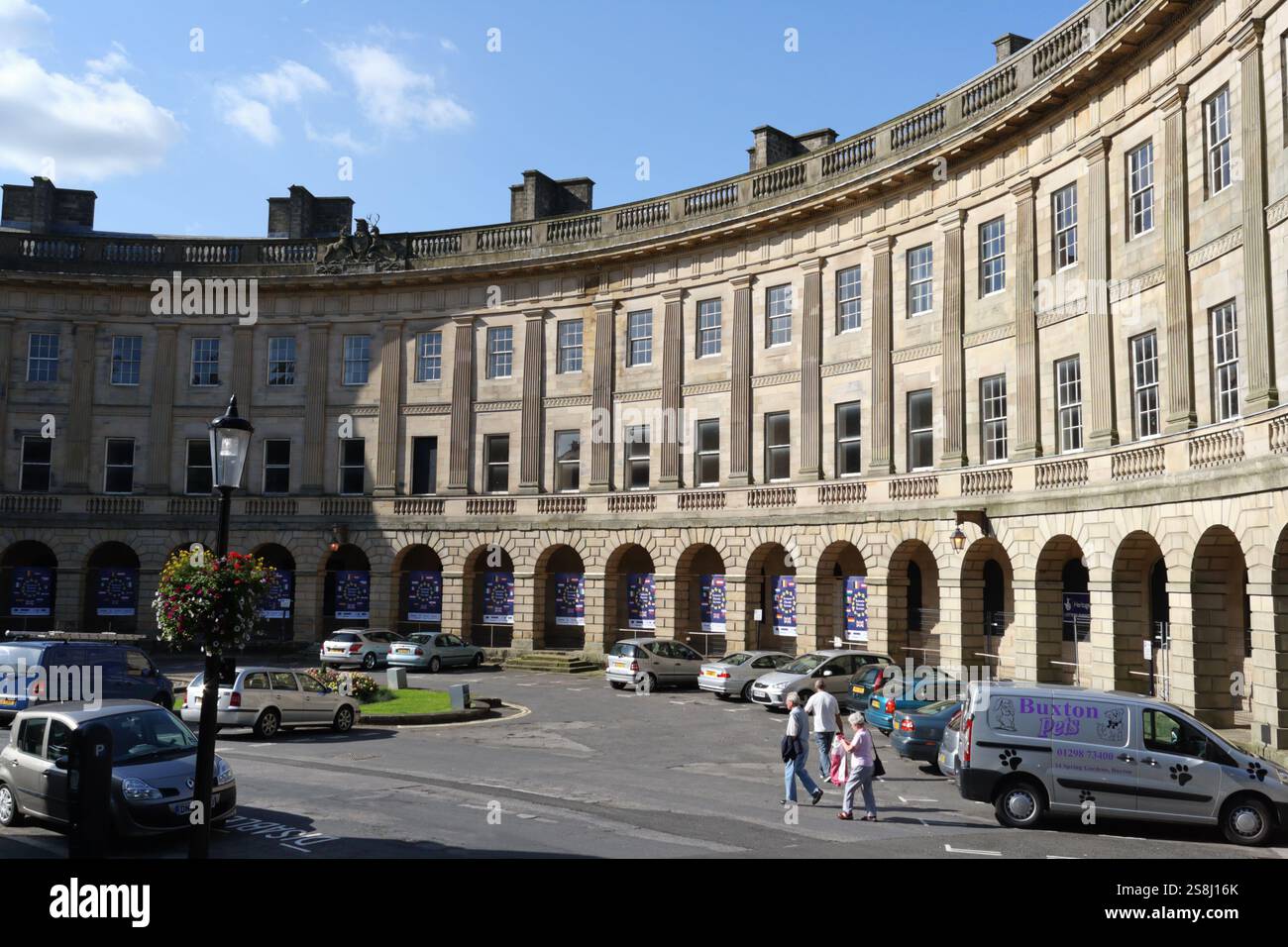 The Crescent in Buxton Derbyshire, refurbished hotel and spa. Grade I ...