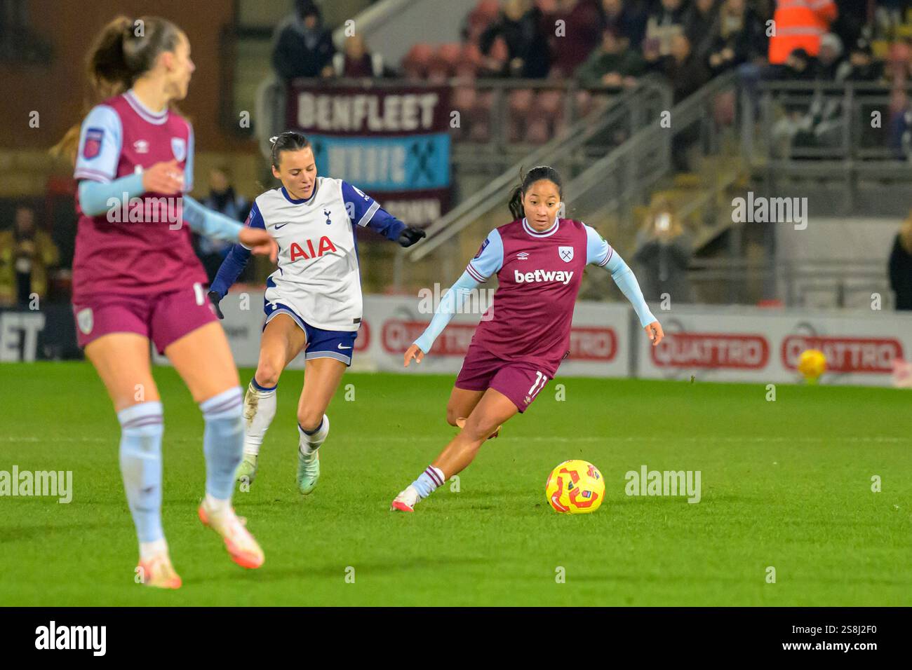 London, UK. 22nd Jan, 2025. Gaughan Group Stadium, Brisbane Road ...