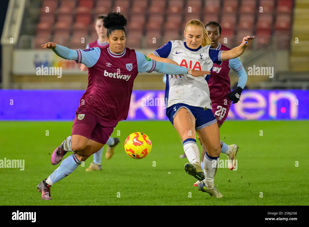 London, UK. 22nd Jan, 2025. Gaughan Group Stadium, Brisbane Road ...