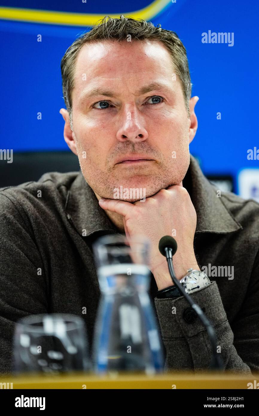 Rotterdam, The Netherlands. 22nd Jan, 2025. Rotterdam - Feyenoord coach ...