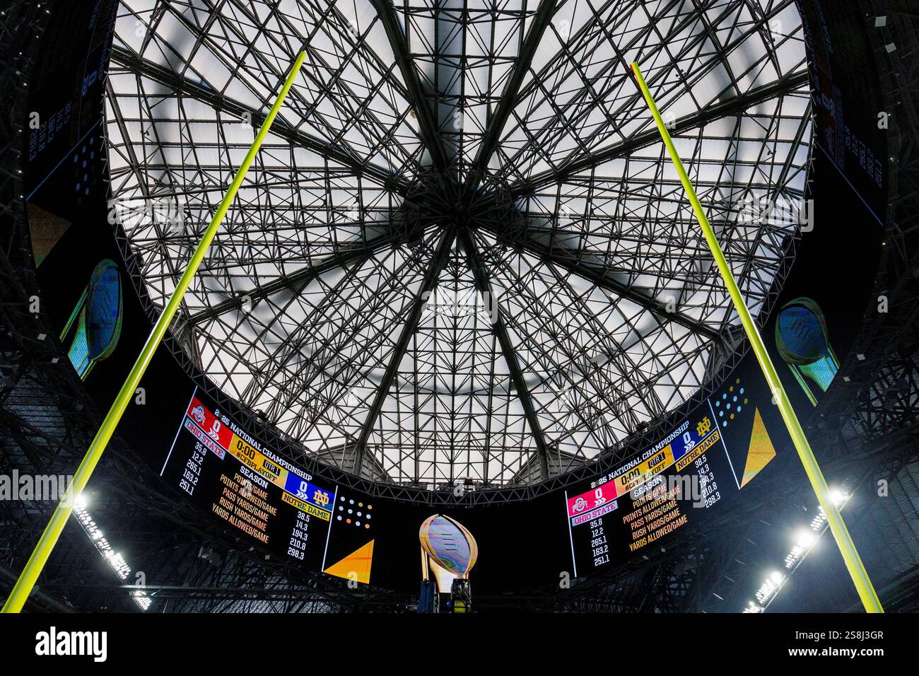 Atlanta, Georgia. 20th Jan, 2025. A general view of the stadium roof ...