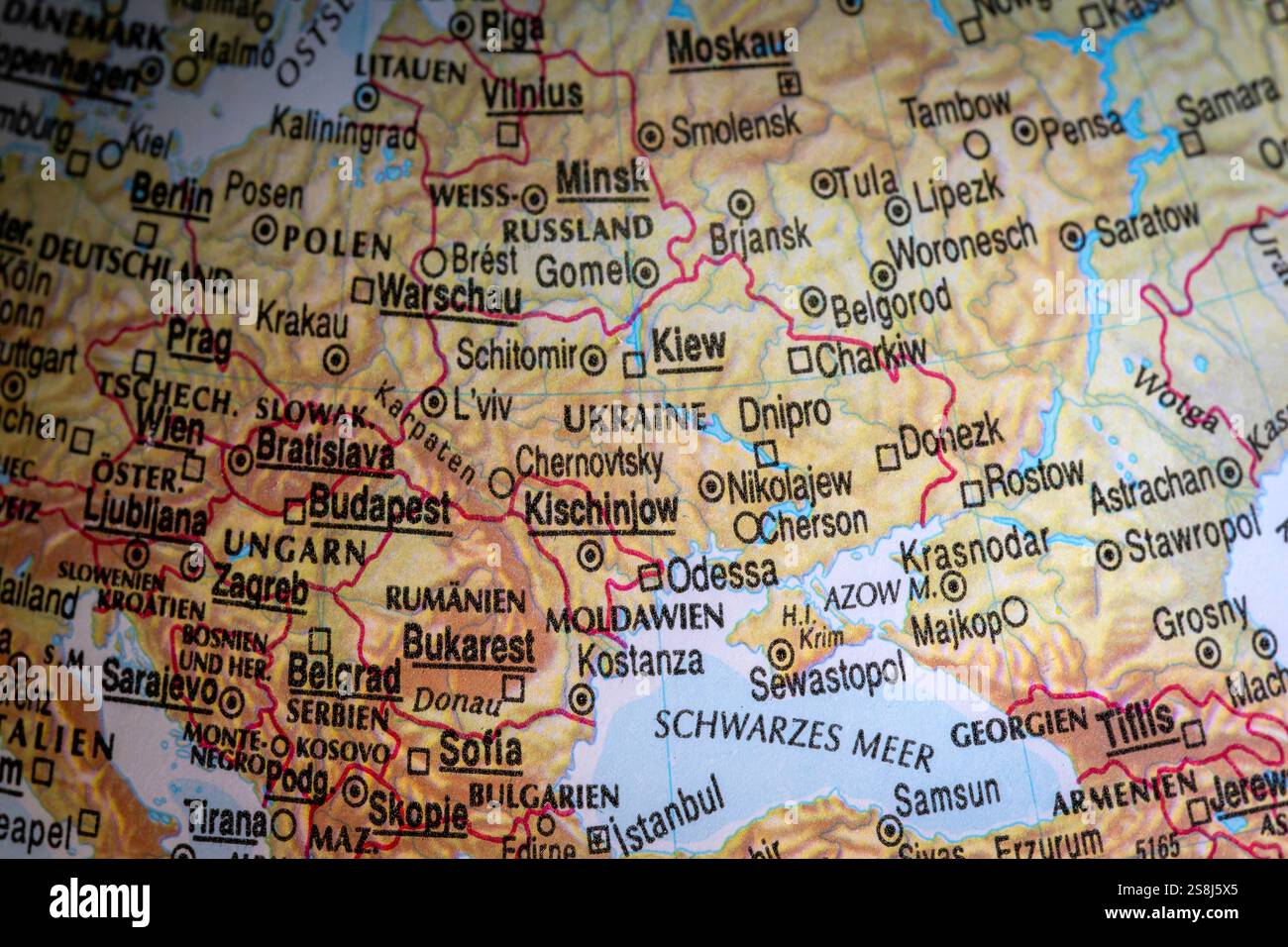 Kaspisches meer karte hi-res stock photography and images - Alamy