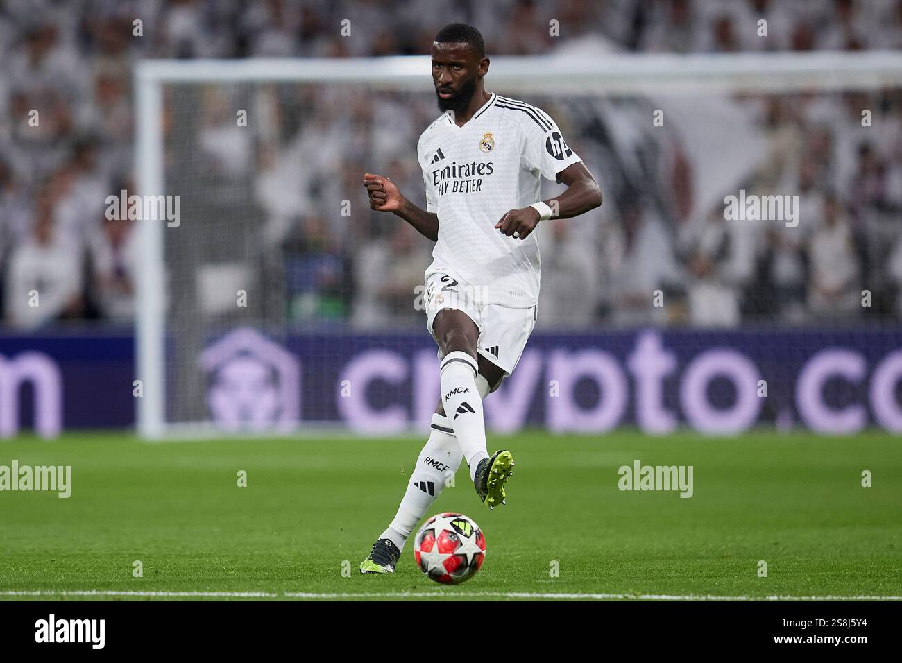 Madrid, Madrid, Spain. 22nd Jan, 2025. Antonio Rudiger of Real Madrid ...