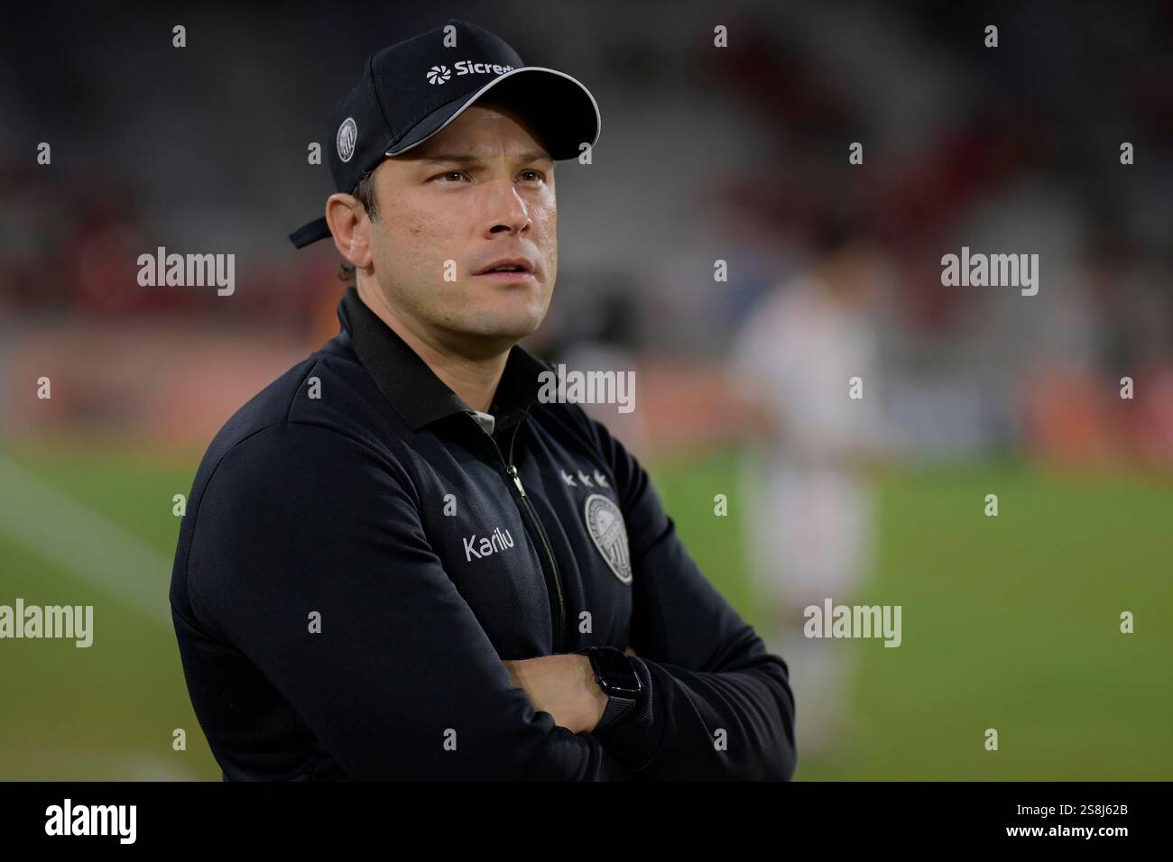 Curitiba, Brazil. 22nd Jan, 2025. Coach Bruno Pivetti during Athletico ...