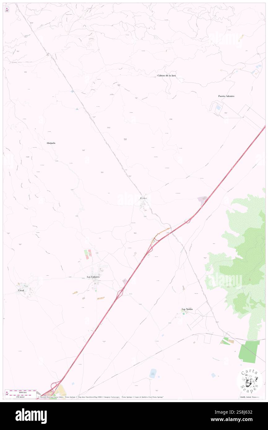 Gonar, Almería, ES, Spain, Andalusia, N 37 29' 36'', S 1 52' 40'', map ...