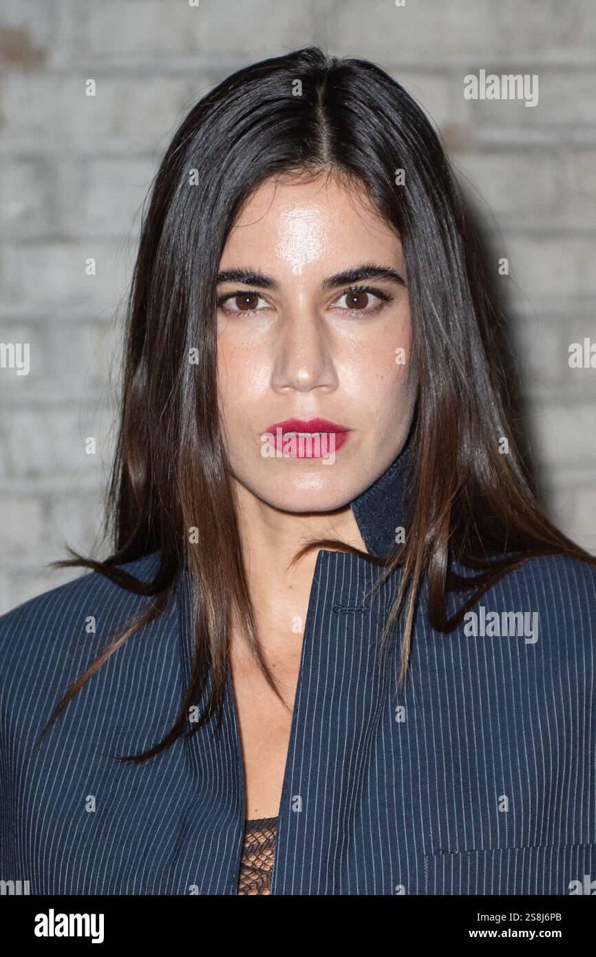 Natacha Eguia attending the LGN Louis Gabriel Nouchi Menswear Fall ...