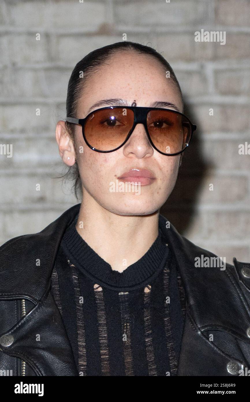 Hera attending the LGN Louis Gabriel Nouchi Menswear Fall-Winter 2025/ ...