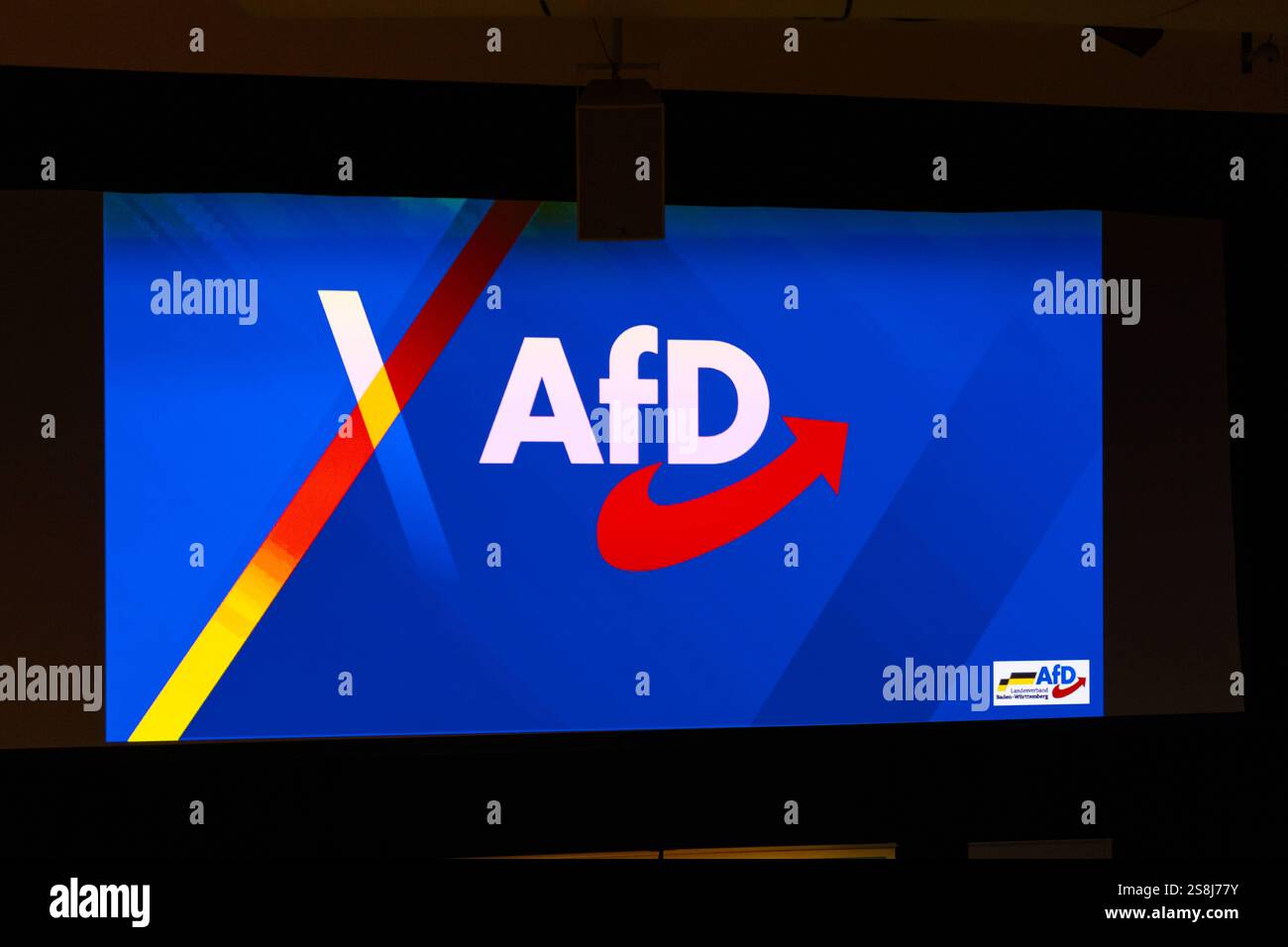 Leonberg, Baden-Württemberg, Germany - January 22, 2025: Election ...